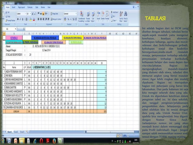 TUTORIAL DAFTAR CEK MASALAH (DCM) | PPTX