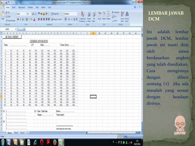TUTORIAL DAFTAR CEK MASALAH (DCM) | PPTX