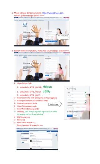 Masuk Edmodo Mudah | PDF