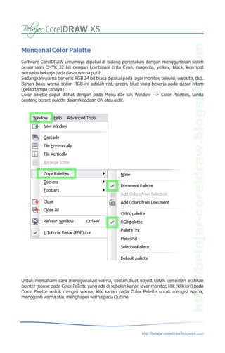 Tutorial Dasar CorellDraw | PDF