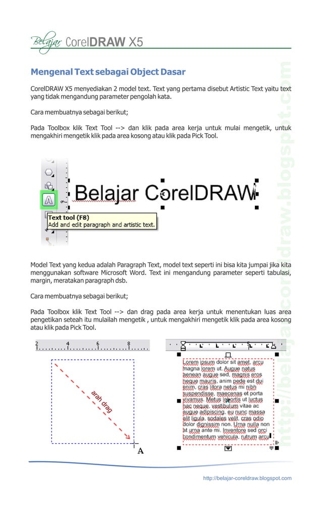 Tutorial Dasar CorellDraw | PDF