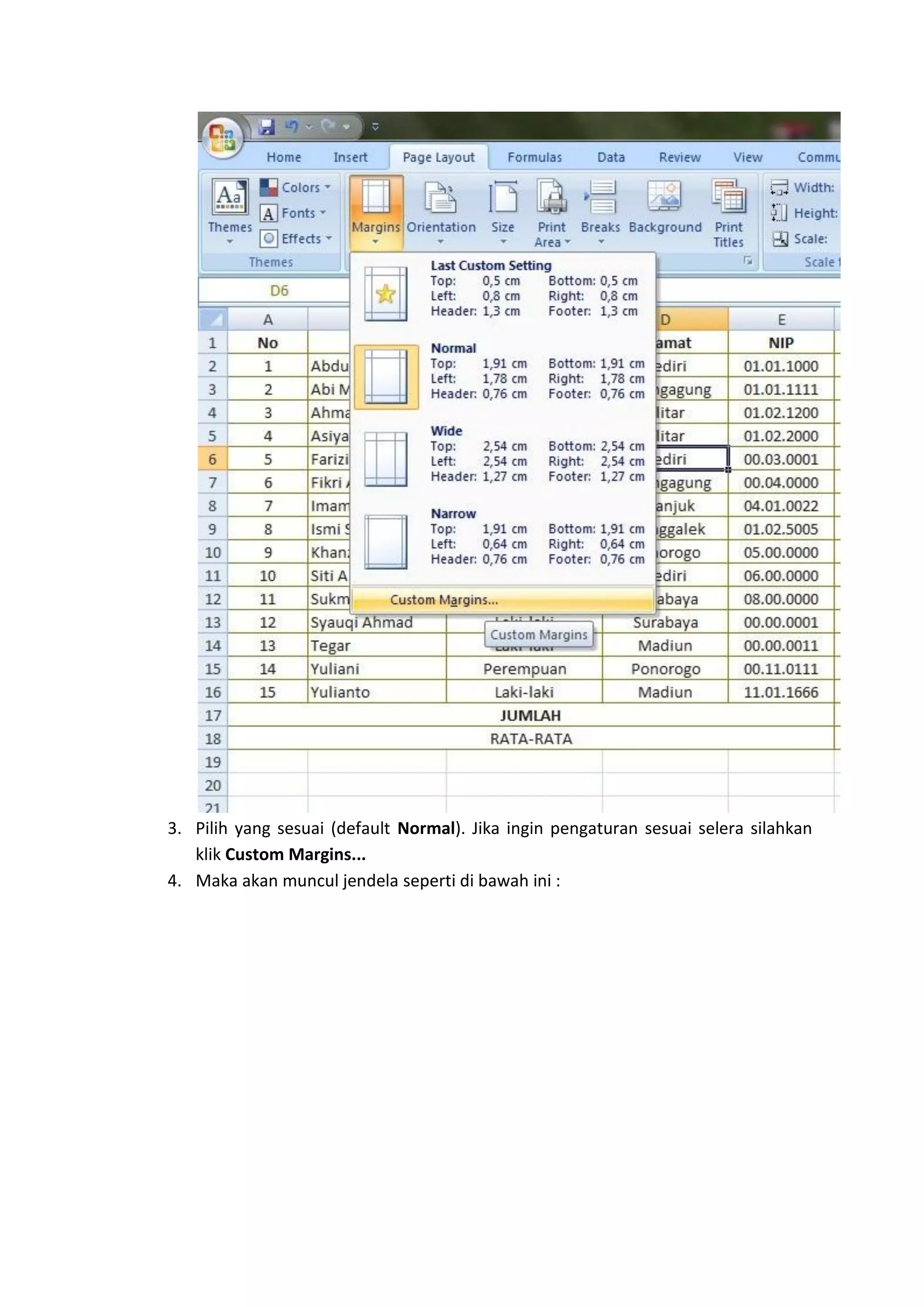 Tutorial dasar excel 2007 | PDF