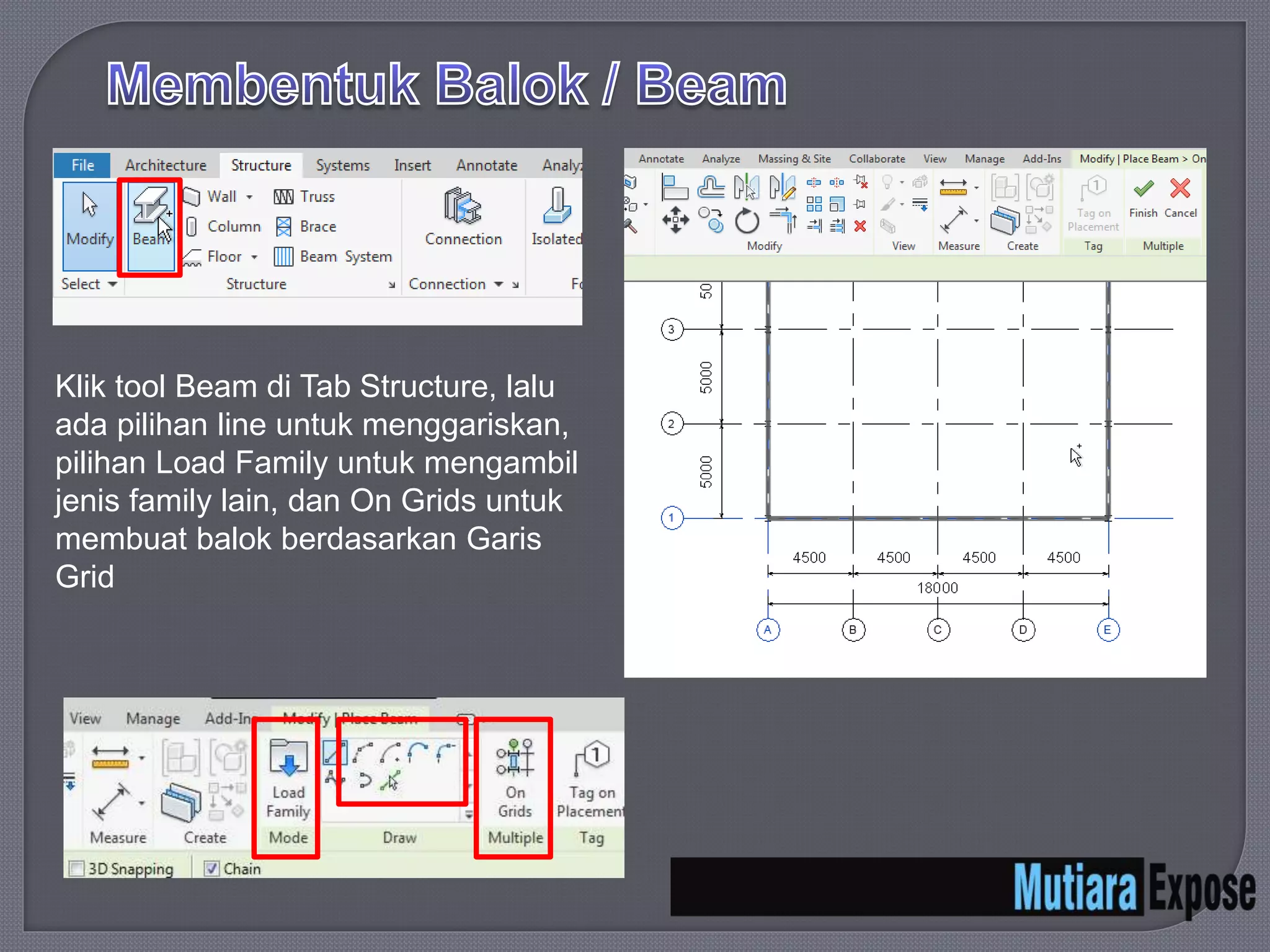 Tutorial dasar revit structure | PPTX