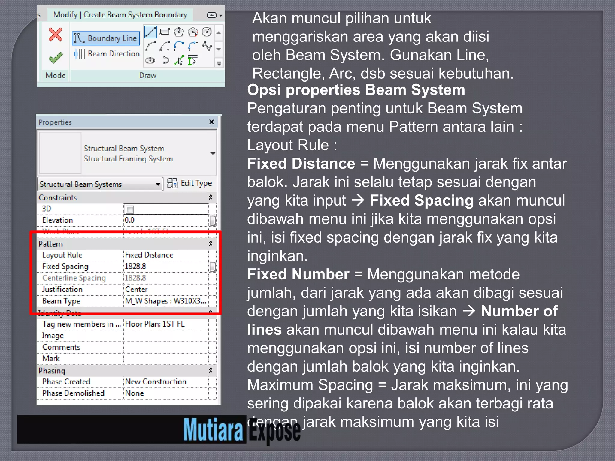 Tutorial dasar revit structure | PPTX