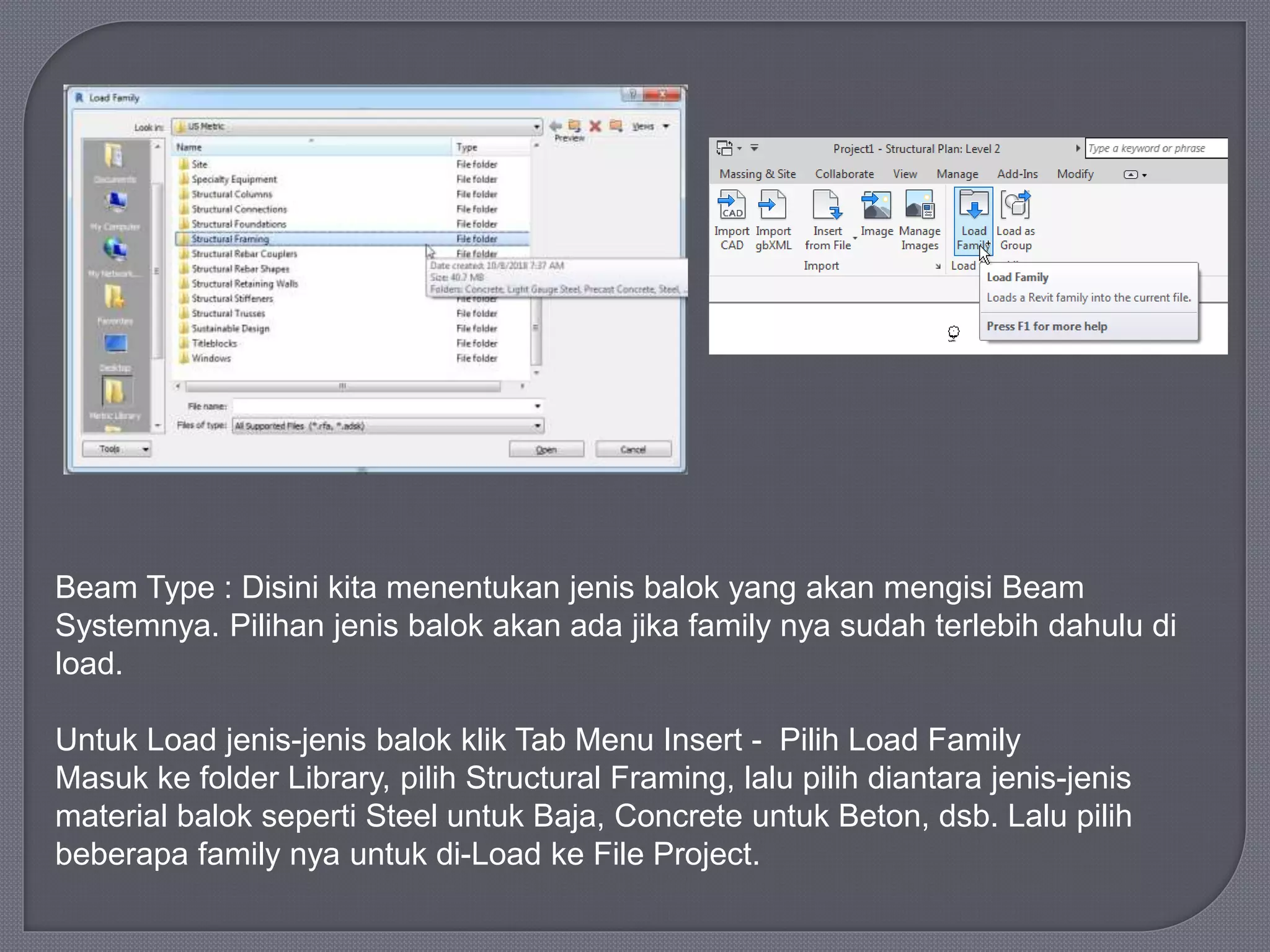 Tutorial dasar revit structure | PPTX
