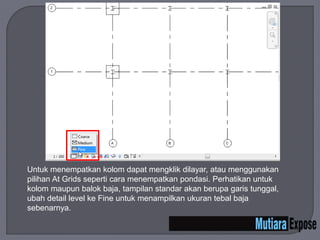 Tutorial dasar revit structure | PPTX