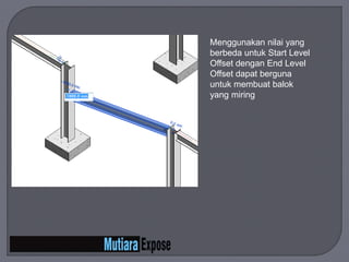 Tutorial dasar revit structure | PPTX