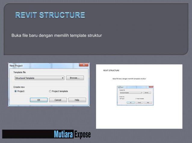 Tutorial dasar revit structure | PPTX
