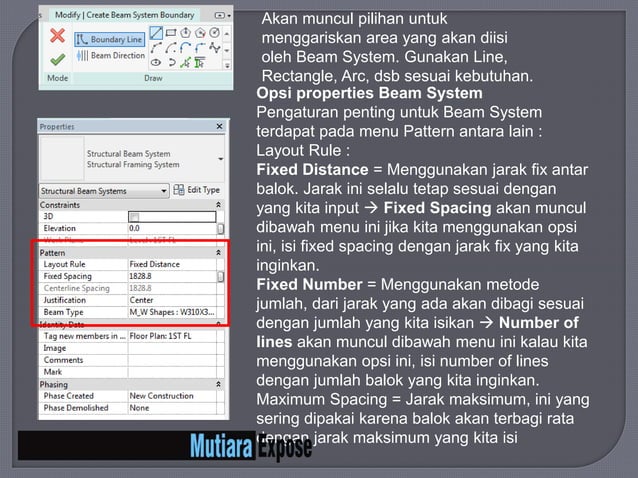 Tutorial dasar revit structure | PPTX