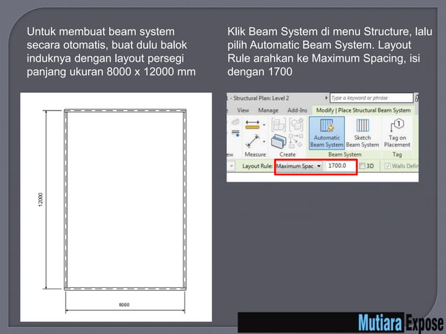 Tutorial dasar revit structure | PPTX