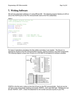 Tutorial dec0604(print24) Programming a PIC | PDF