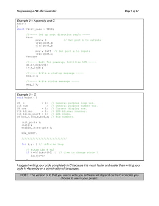 Tutorial dec0604(print24) Programming a PIC | PDF
