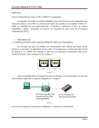 Tutorial de cambio ip al plc festo rev b | PDF