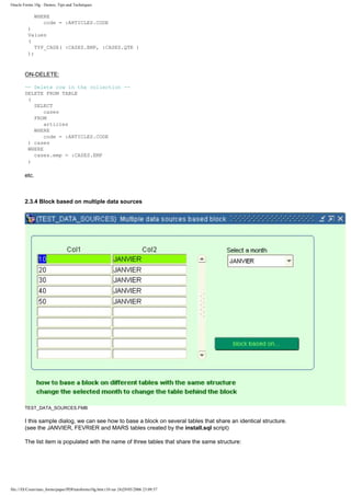 Tutorial de forms 10g | PDF