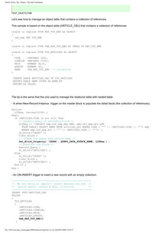 Tutorial de forms 10g | PDF
