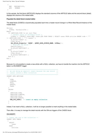 Tutorial de forms 10g | PDF