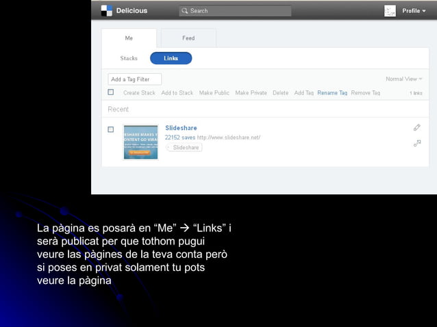 Tutorial delicious | PPT