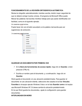 Tutorial de microsoft office | DOCX