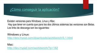 TUTORIAL DE MySQL WORKBENCH | PPTX