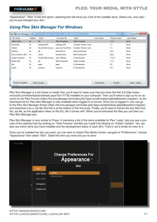 Tutorial de plex | PDF