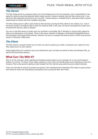 Tutorial de plex | PDF