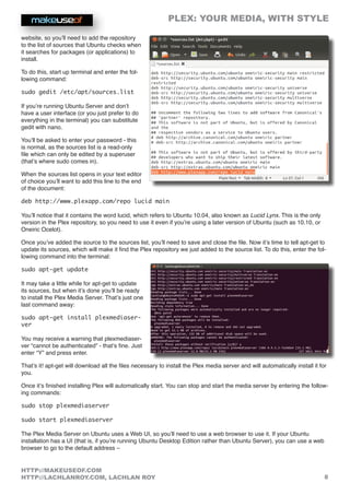 Tutorial de plex | PDF