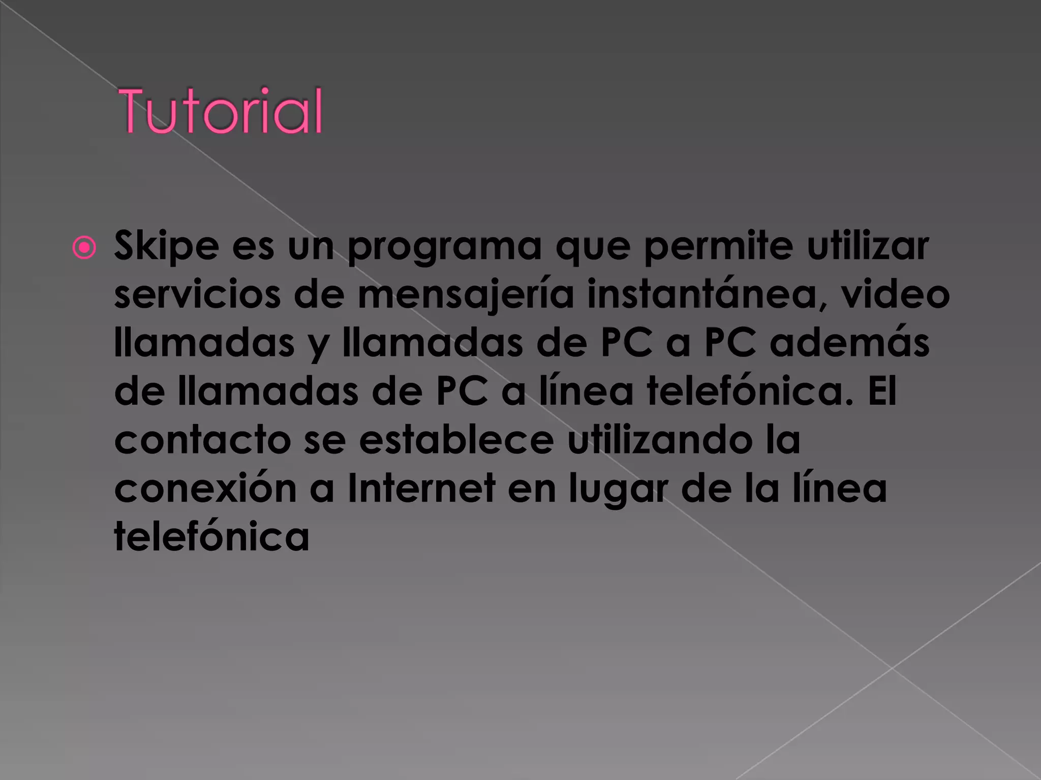 Tutorial descarga e instalacion de skipe | PPT