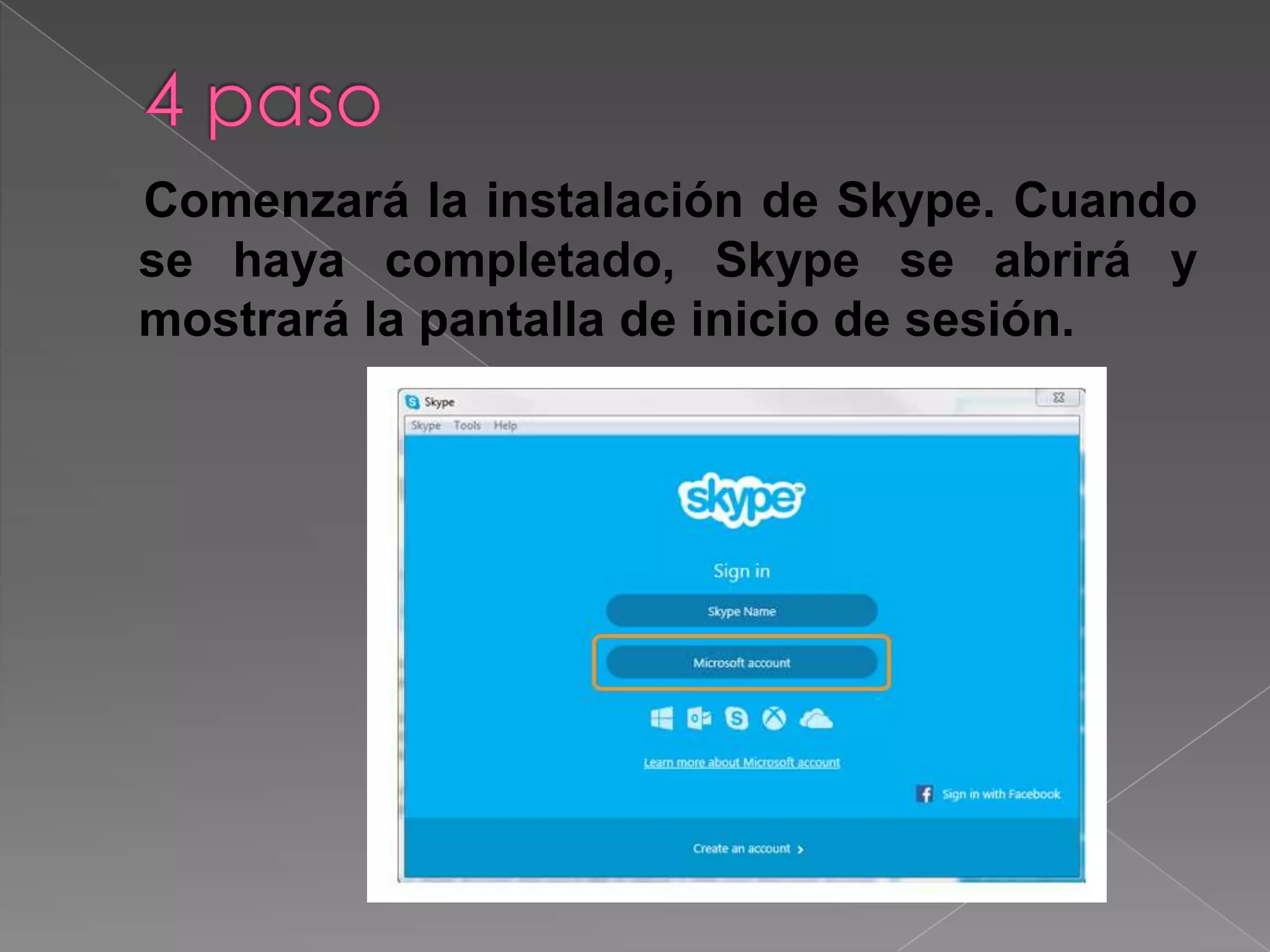 Tutorial descarga e instalacion de skipe | PPT