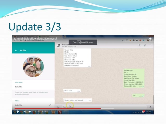 Tutorial develop whatsapp chatbot using php/ mysql | PPT | Free Download