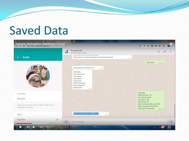 Tutorial develop whatsapp chatbot using php/ mysql | PPT