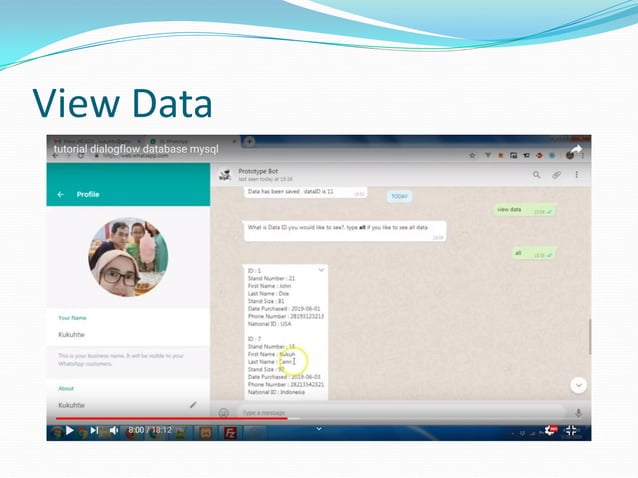 Tutorial develop whatsapp chatbot using php/ mysql | PPT