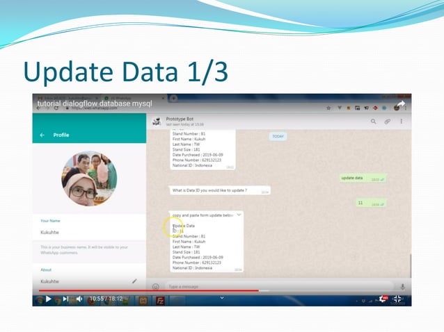 Tutorial develop whatsapp chatbot using php/ mysql | PPT