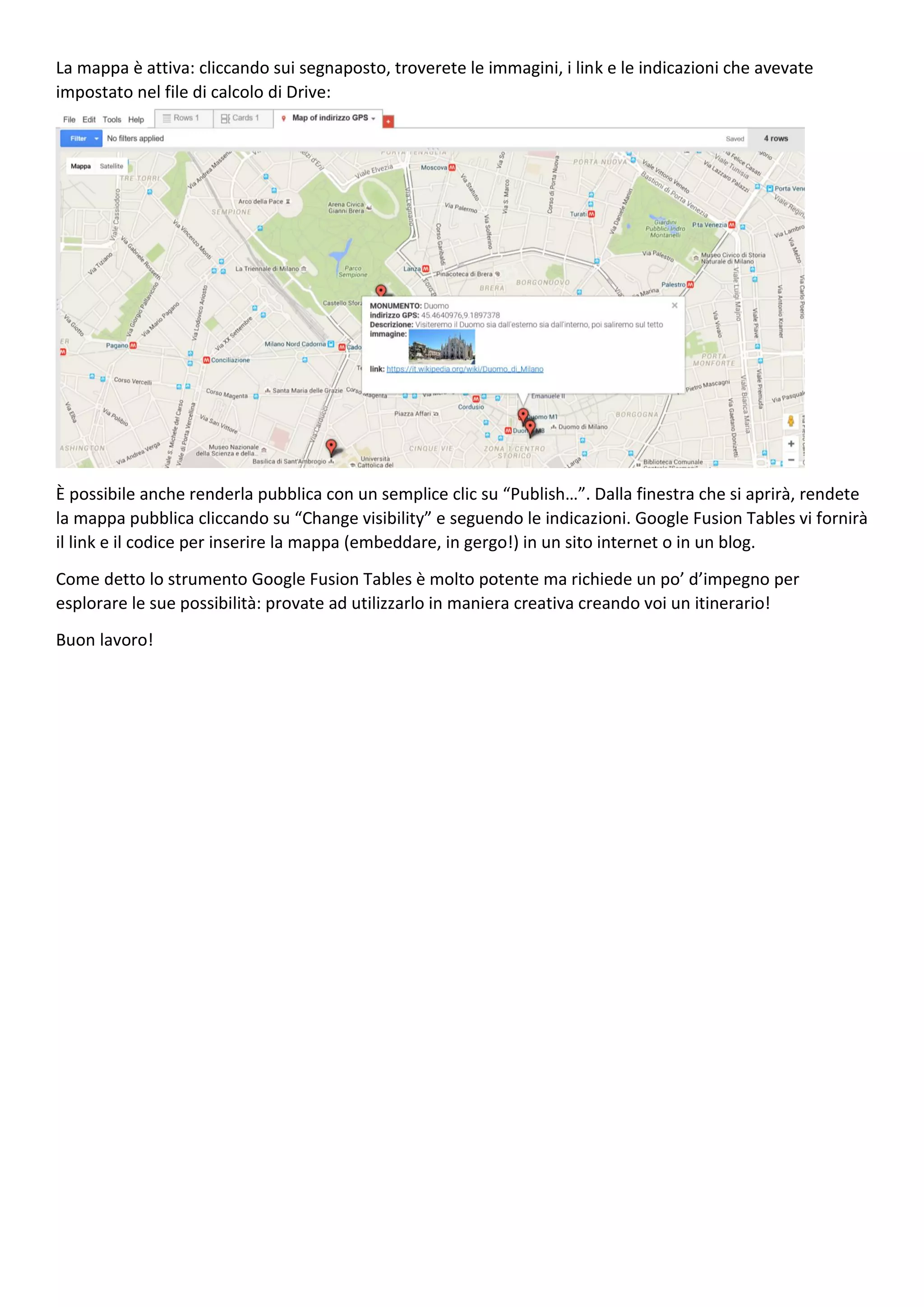 Tutorial di Google Fusion Tables | PDF | Computing | Technology & Computing