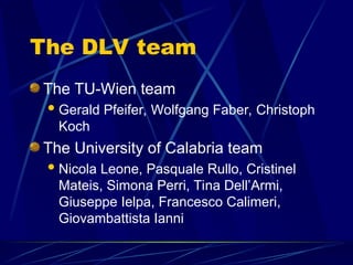 tutorialdlvgb2.ppt - answer set programming | PPT