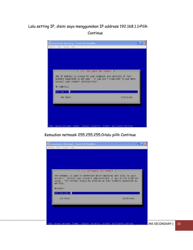 Membuat Server Secondary menggunakan Debian | PDF