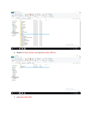TUTORIAL DOWNLOAD IBM SPSS STATISTICS 16.pdf