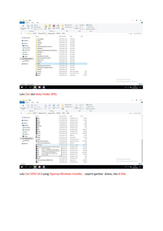 TUTORIAL DOWNLOAD IBM SPSS STATISTICS 16.pdf