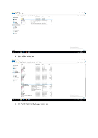 TUTORIAL DOWNLOAD IBM SPSS STATISTICS 18.pdf