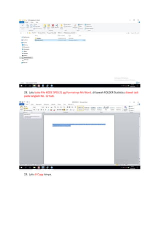 TUTORIAL DOWNLOAD IBM SPSS STATISTICS 21.pdf