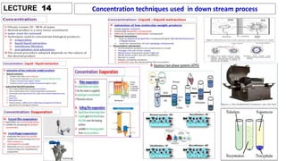 TUTORIAL_Downstream process.ppt | Chemistry | Science
