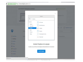 Tutorial dropbox | PPTX