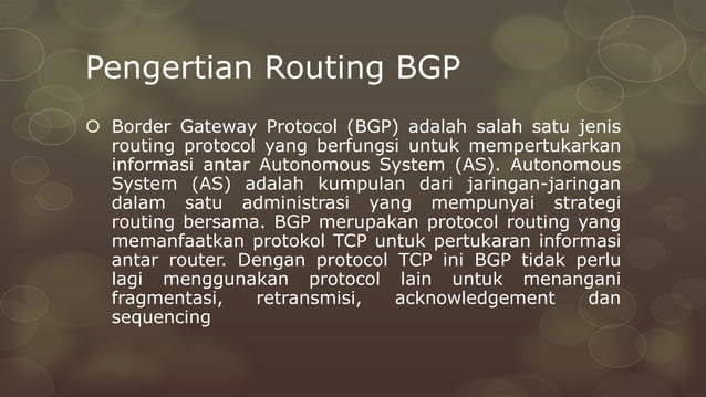 Tutorial Dynamic Routing Bgppptx