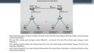 TUTORIAL DYNAMIC ROUTING RIP YANG MENGHUBUNGKAN 2 ROUTER.pptx