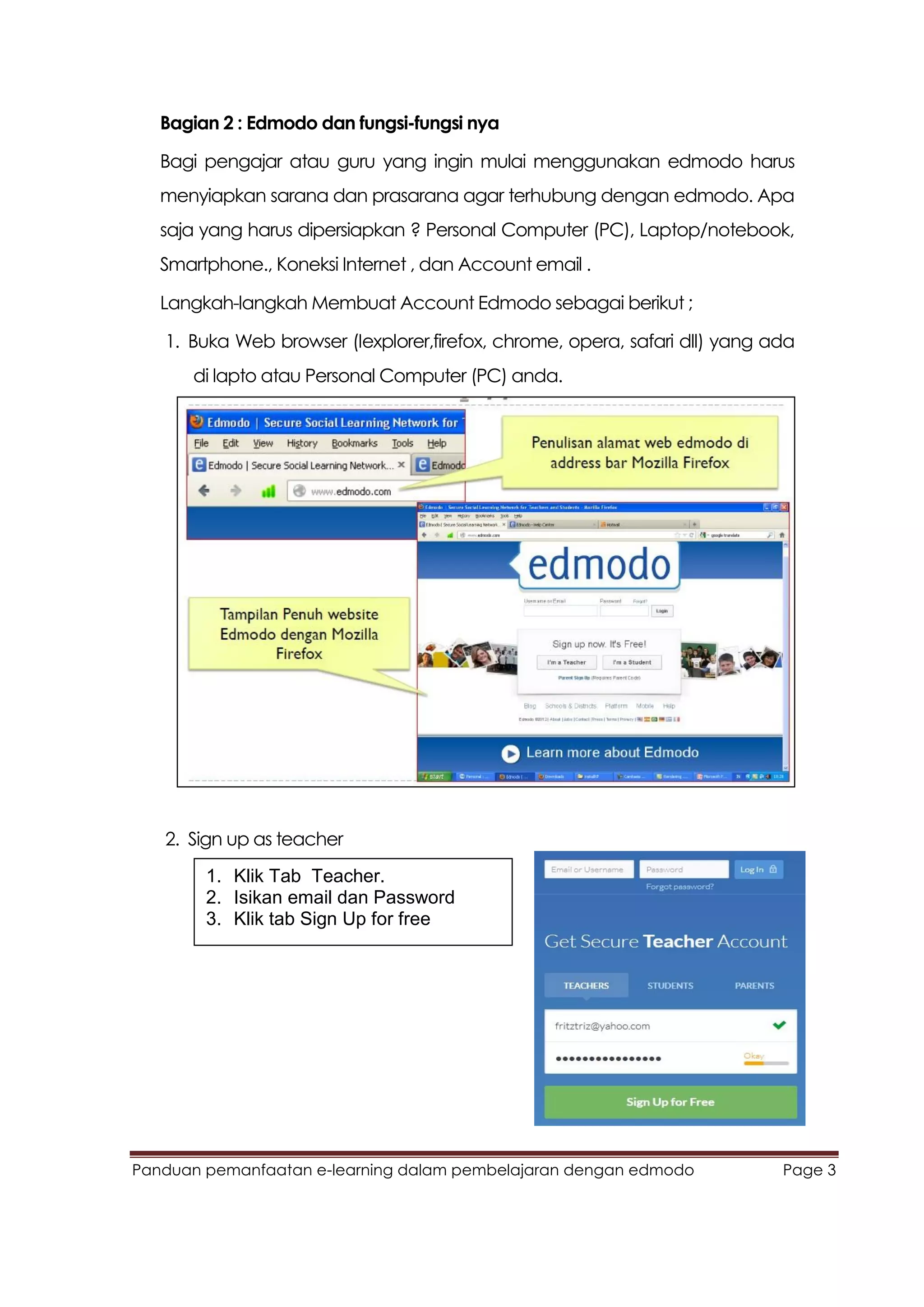 Tutorial edmodo | PDF