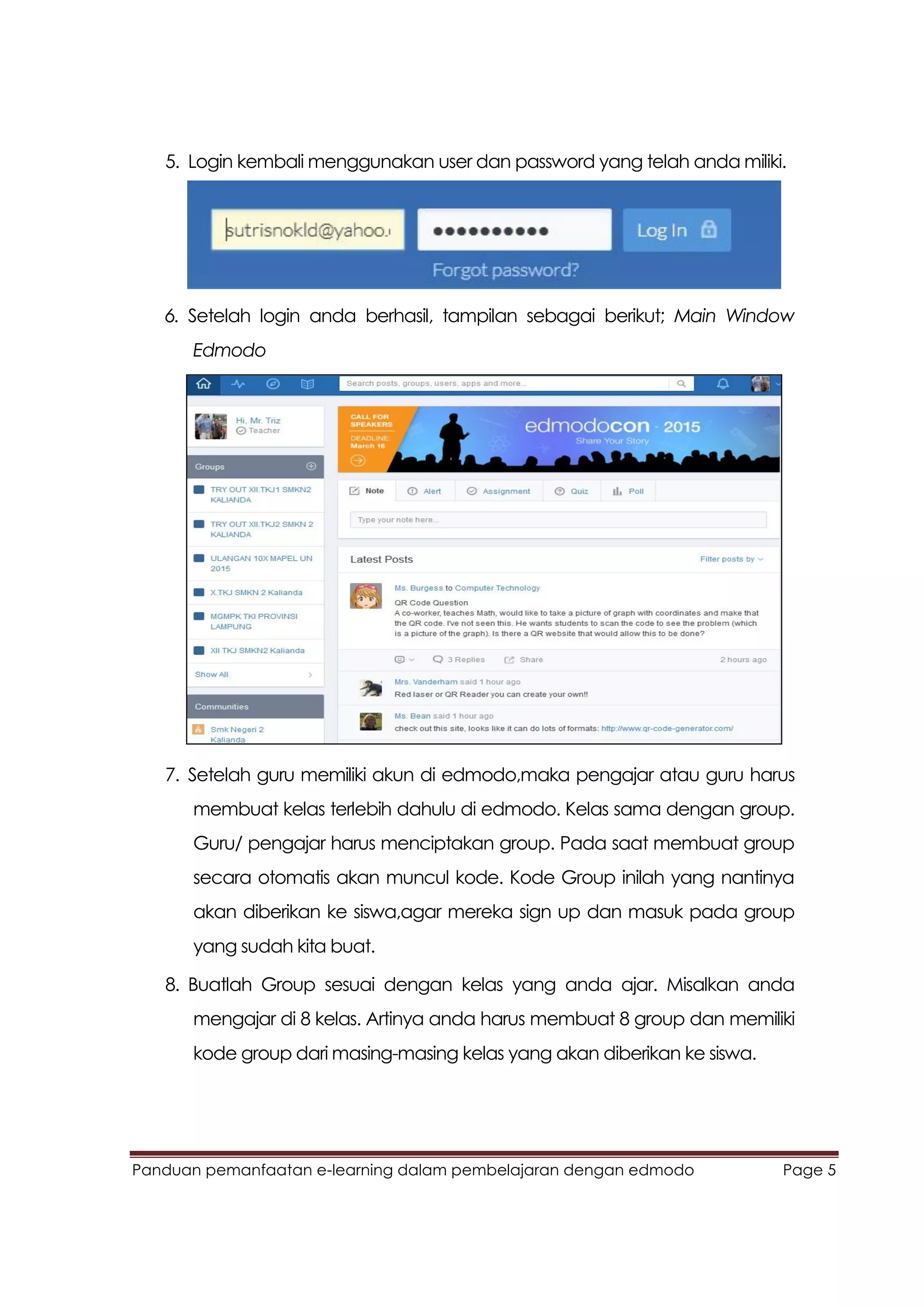 Tutorial edmodo | PDF