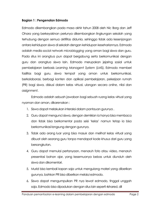 Tutorial edmodo | PDF