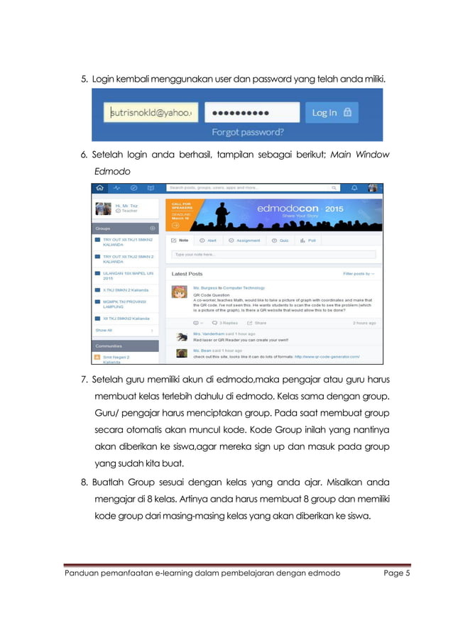Tutorial edmodo | PDF