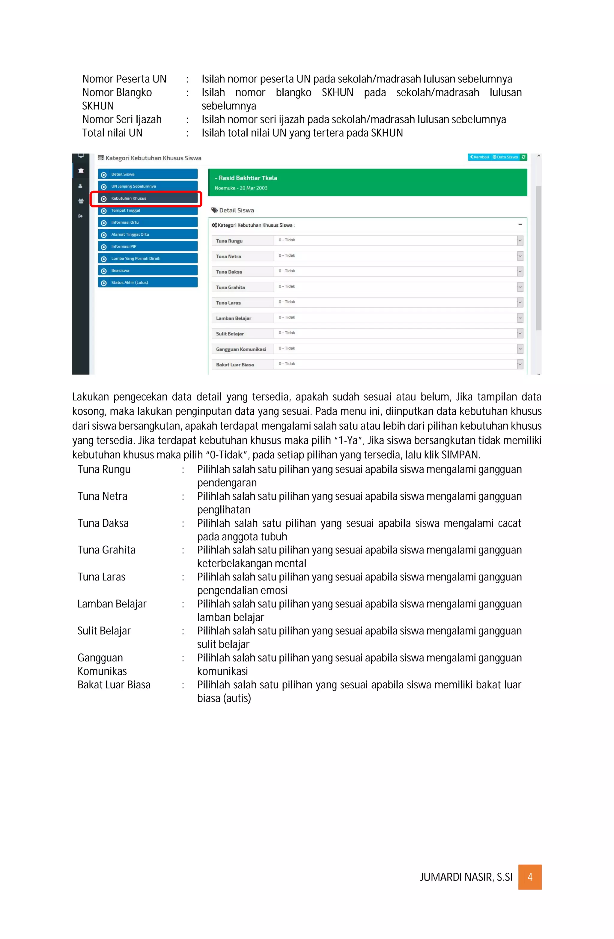 Tutorial emis siswa 2018 | PDF