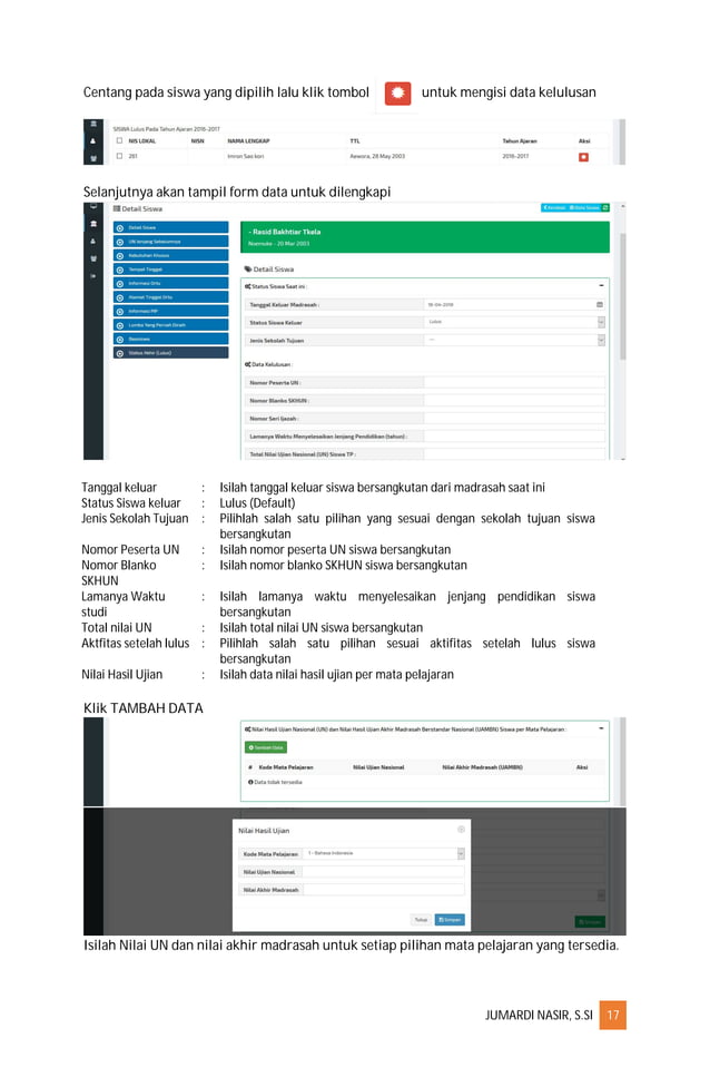 Tutorial emis siswa 2018 | PDF