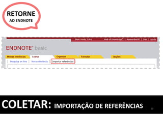 Tutorial EndNote Basic - completo | PPT